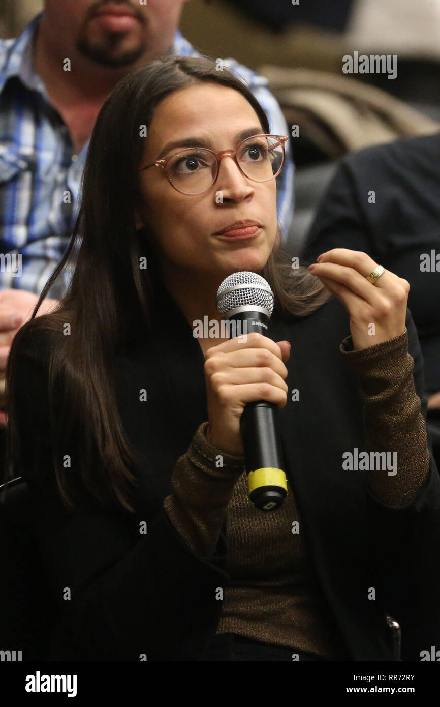 New York, NY, USA. 23rd Feb, 2019. Feb 23, 2019 - Alexandria Ocasio ...