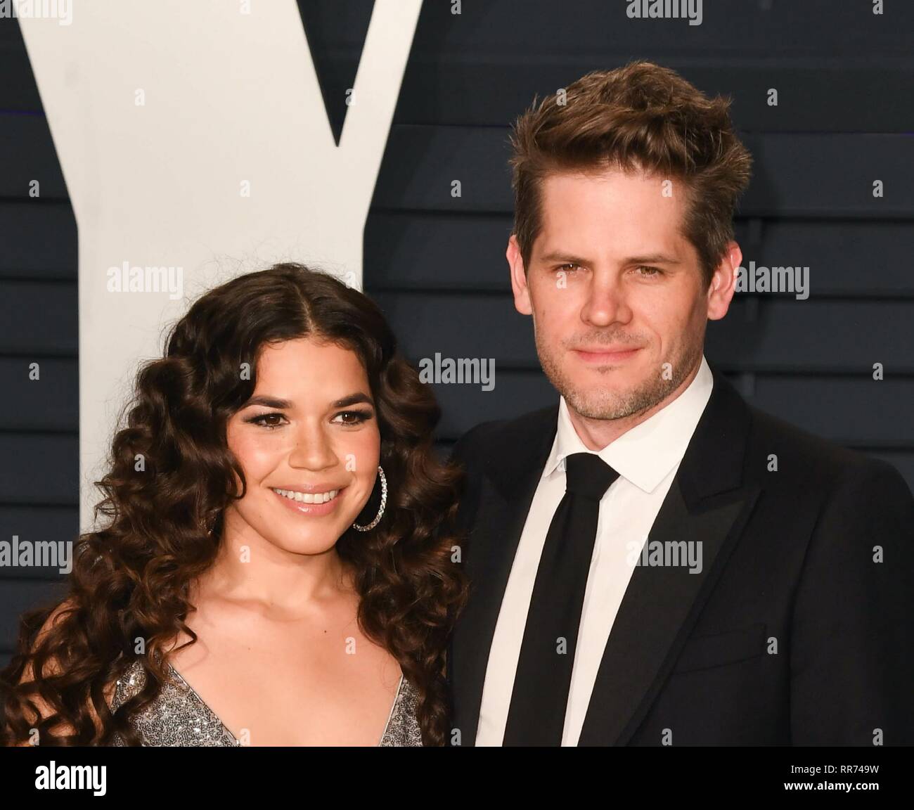 Beverly Hills, California, USA. 24th Feb, 2019. America Ferrera and ...