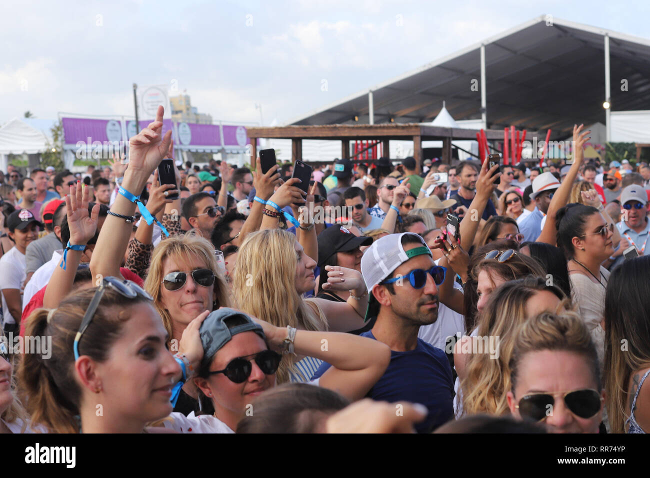 MIAMI BEACH, FL - FEBRUARY 24: Atmosphere on South Beach on February 24 ...