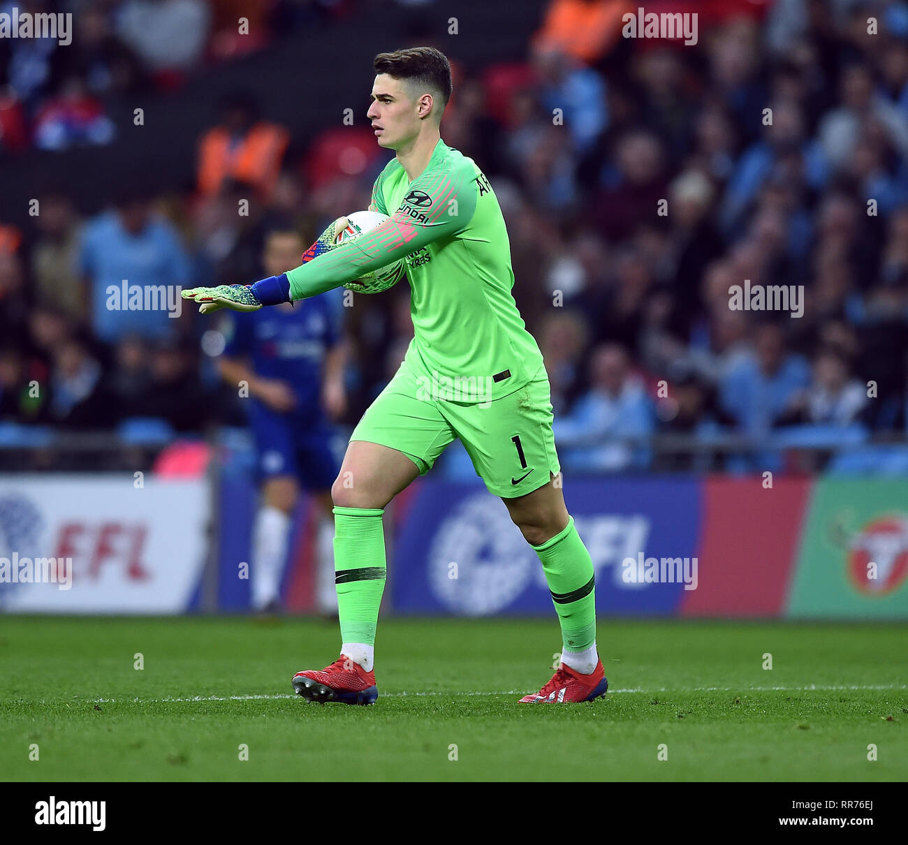 CHELSEA GOALKEEPER KEPA ARRIZABALAGA, CHELSEA V MANCHESTER CITY ...