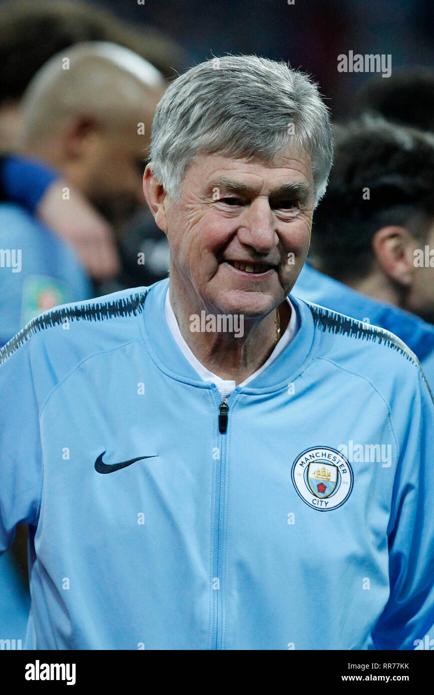 London, UK. 24th Feb, 2019. Manchester City FC co-assistant coach ...