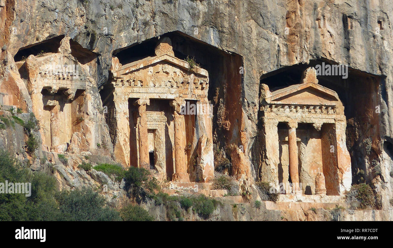 Kings tombs turkey hi-res stock photography and images - Alamy