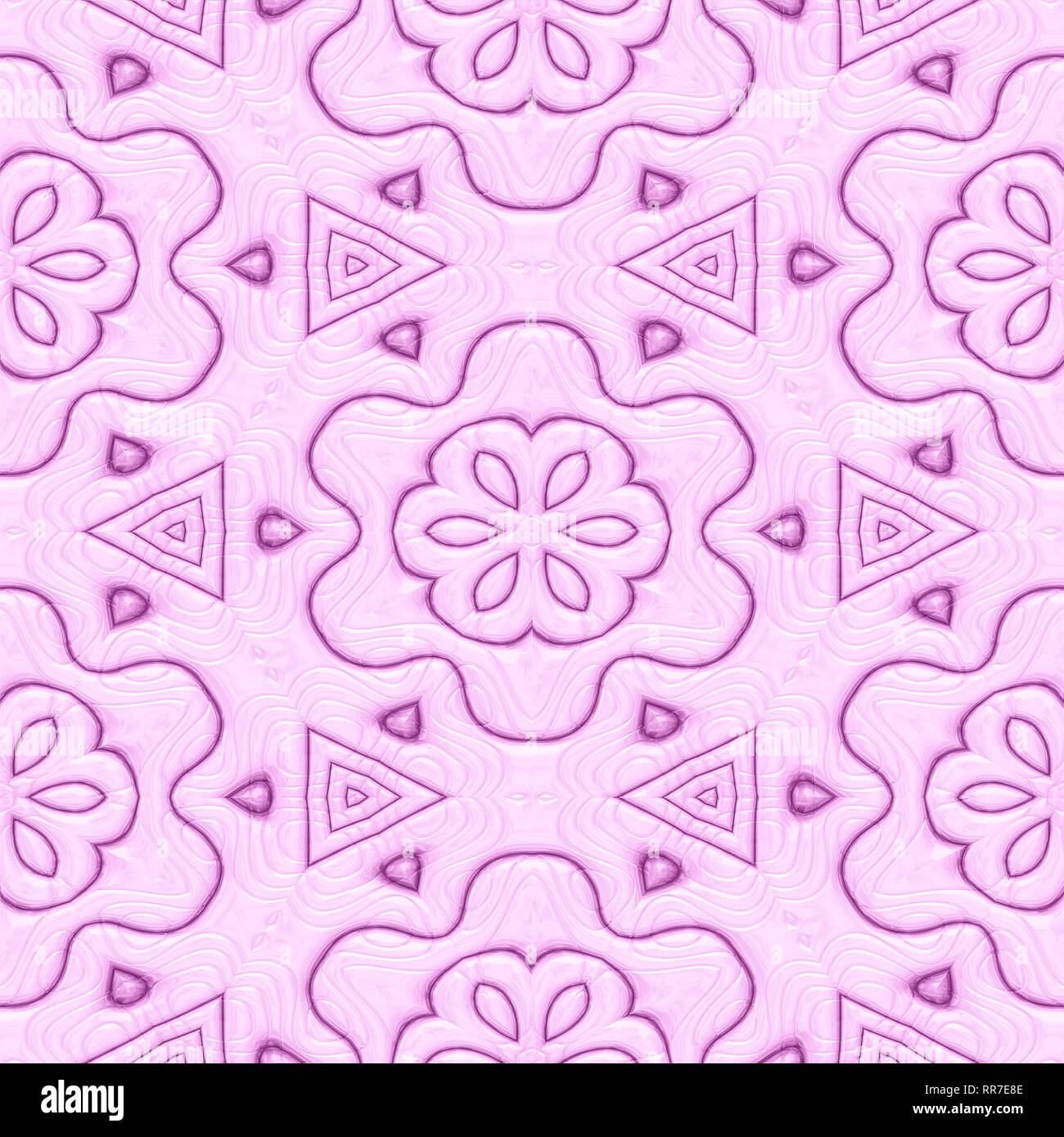 Abstract seamless geometric pattern, engraved embroidery design Stock ...