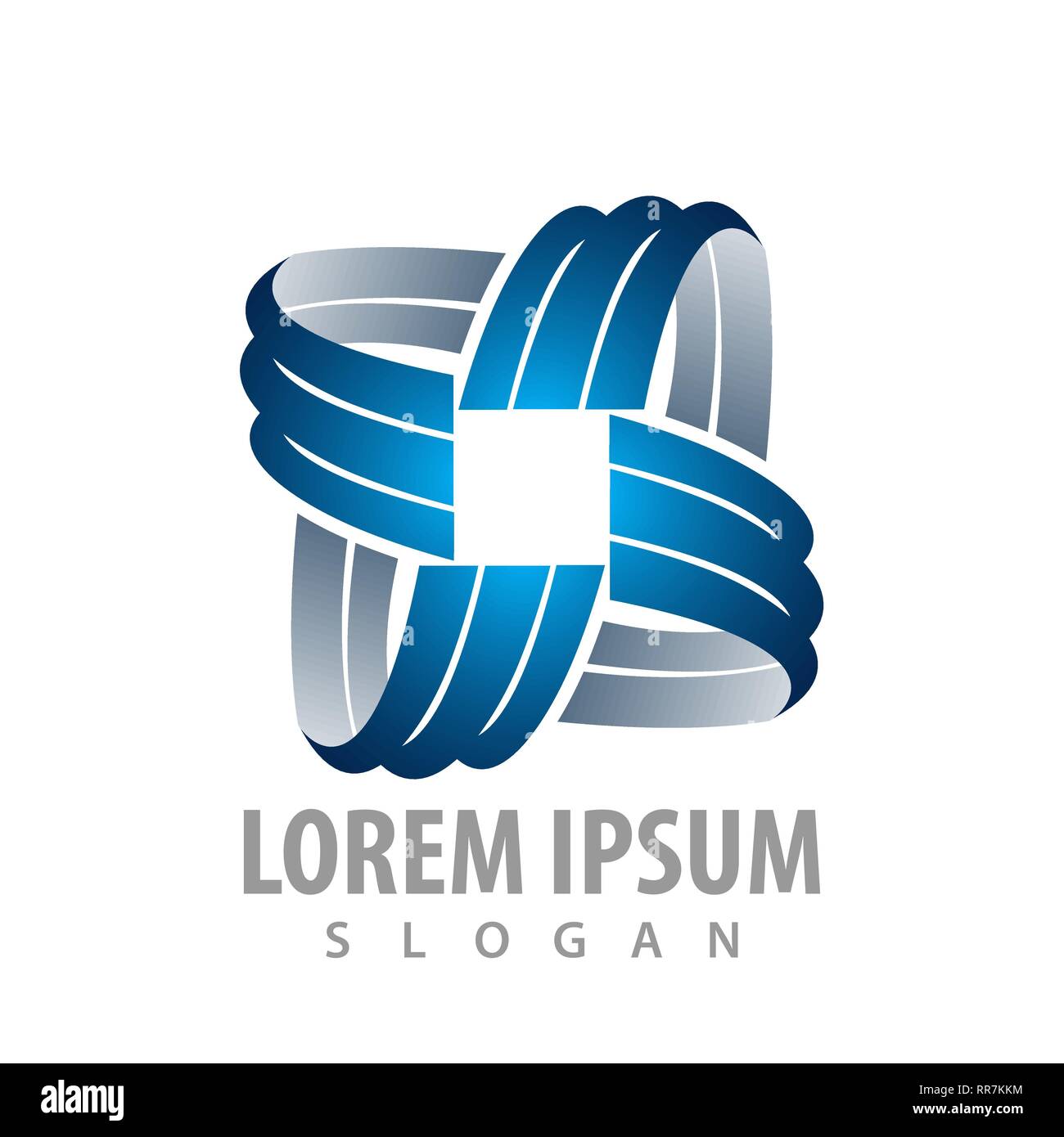 Square rotate M letter logo concept design. Symbol graphic template ...