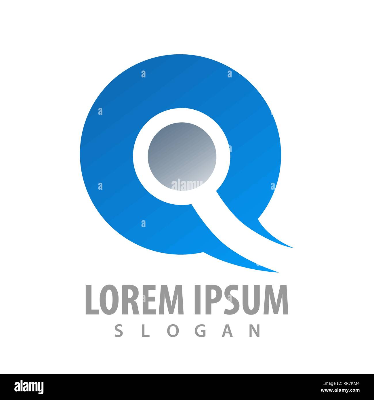 Uniqie Q letter logo concept design. Symbol graphic template element ...