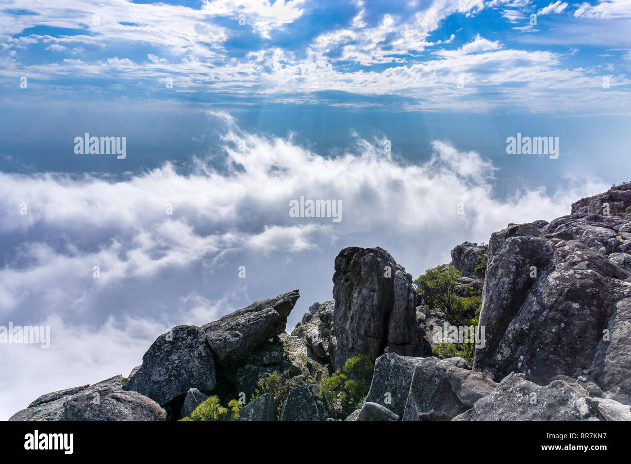 Heavens View from Table Mountain Stock Photo - Alamy