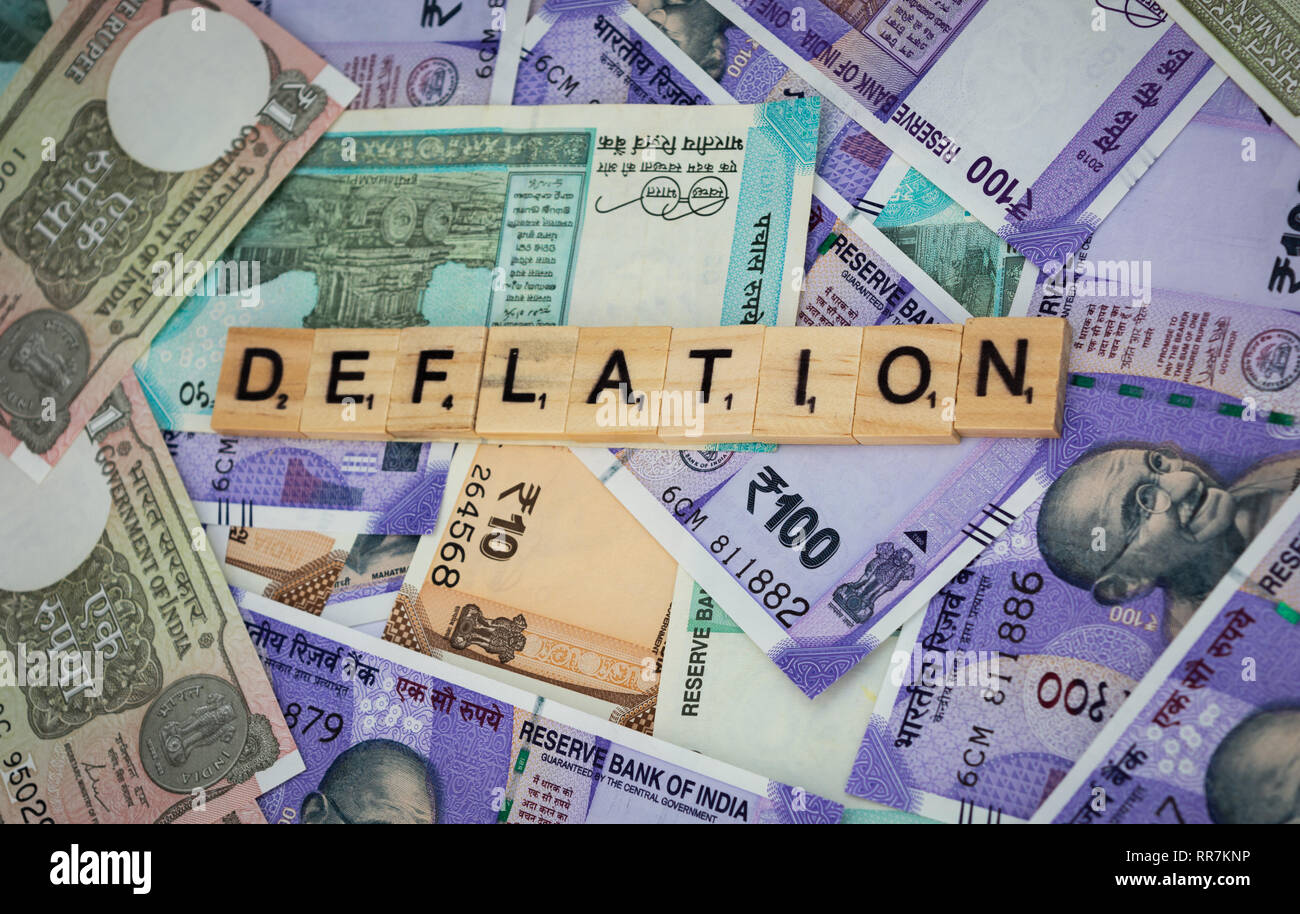 Deflation symbol hi-res stock photography and images - Alamy
