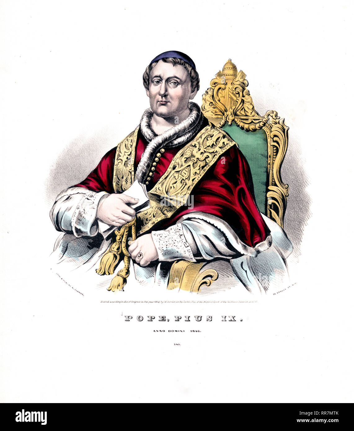 Catholic pope history illustrations hi-res stock photography and images ...
