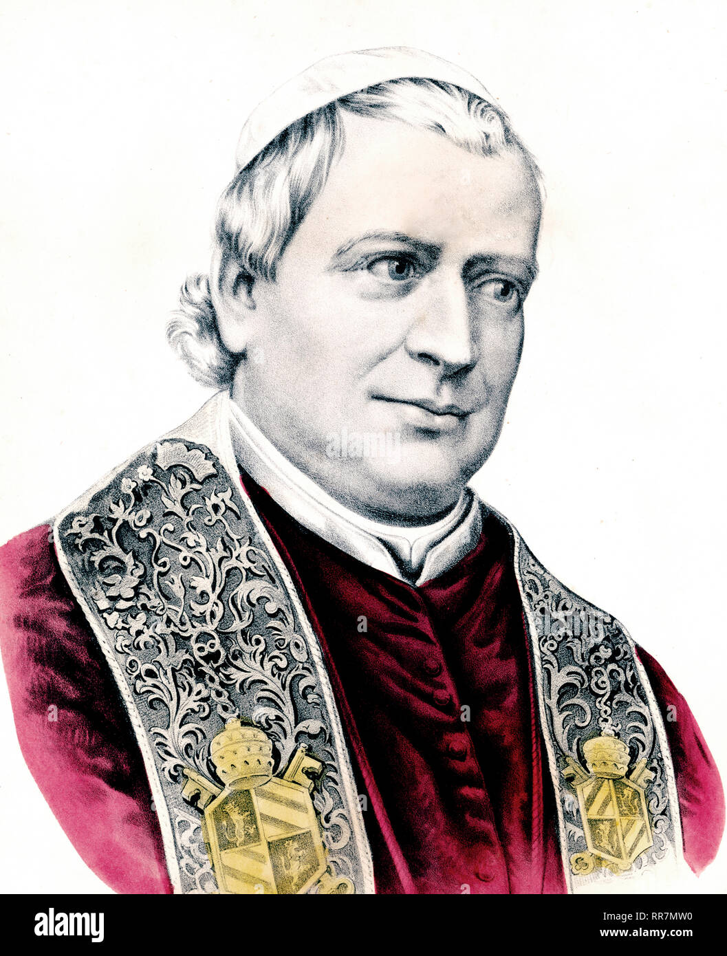 Pope Pius IX Stock Photo - Alamy