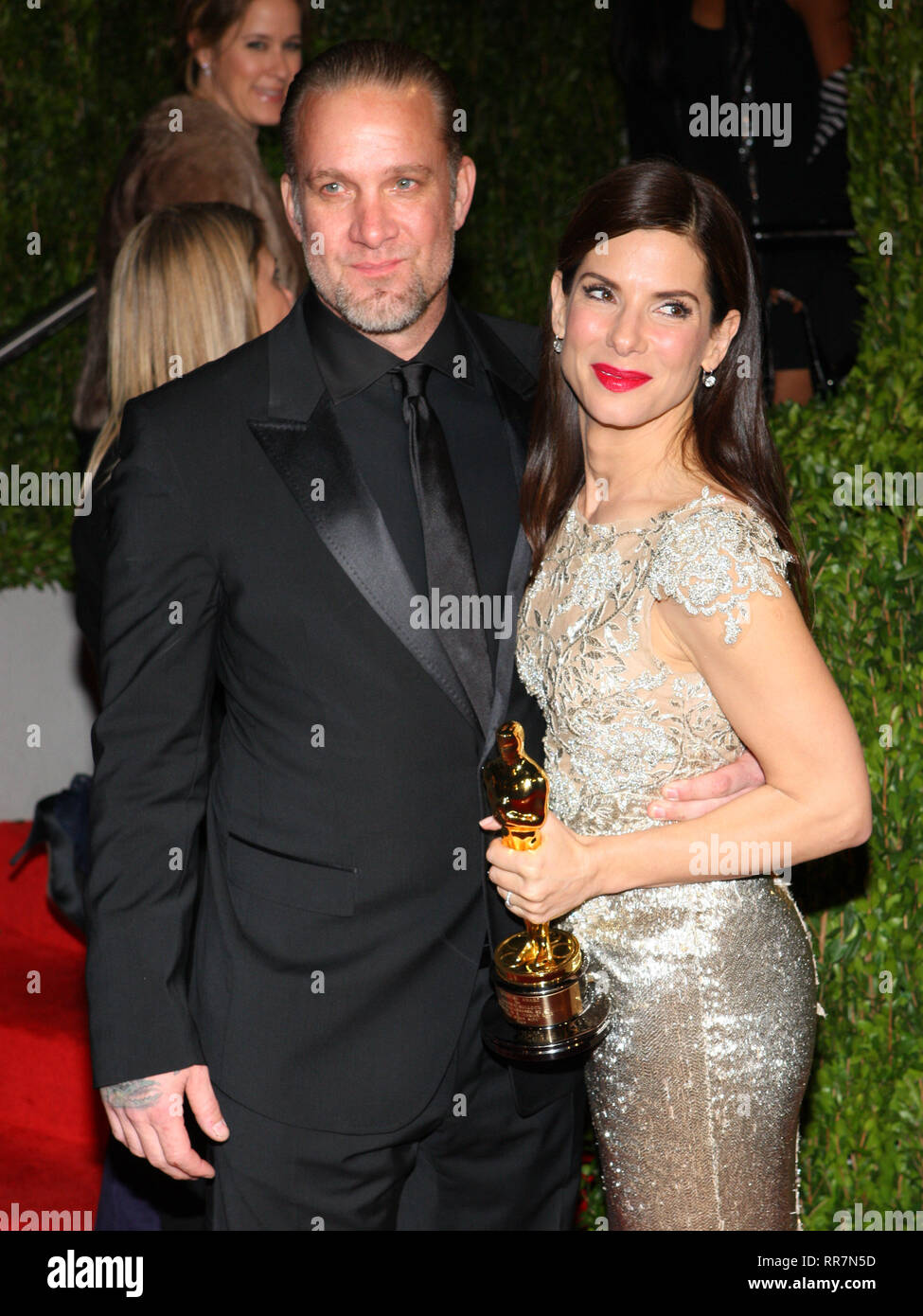 Jesse James and Sandra Bullock pictured arriving at The Vanity Fair ...