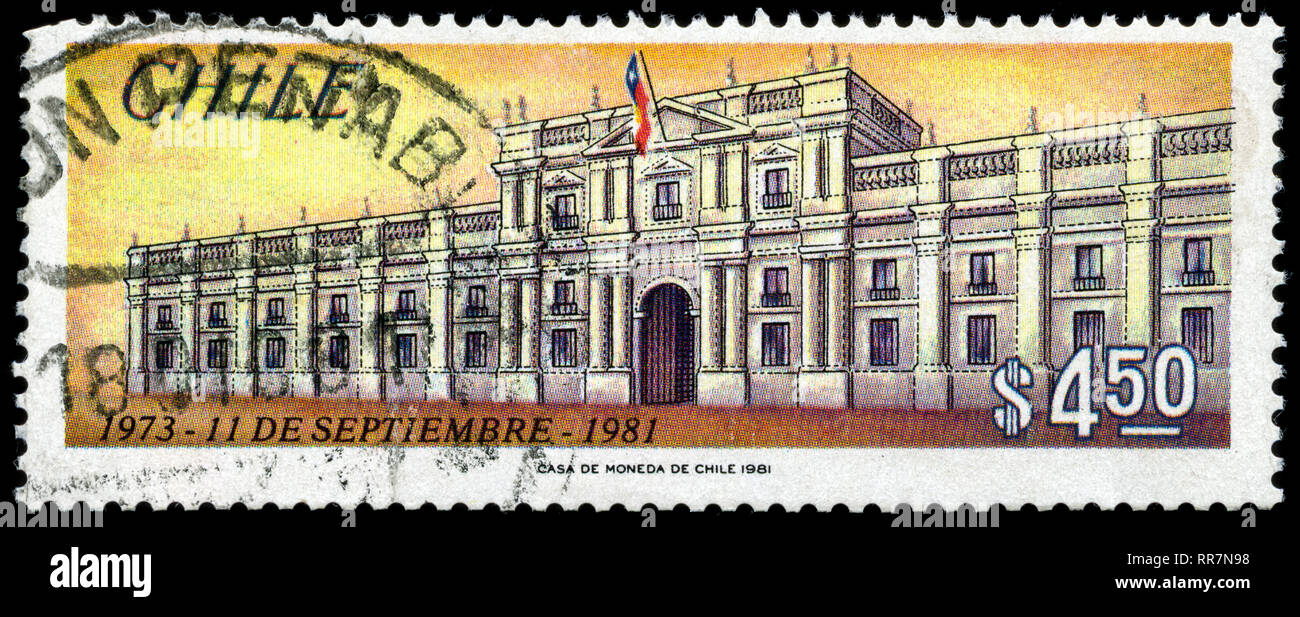 Postage stamp from Chile in the Commemoration of September 11 series ...