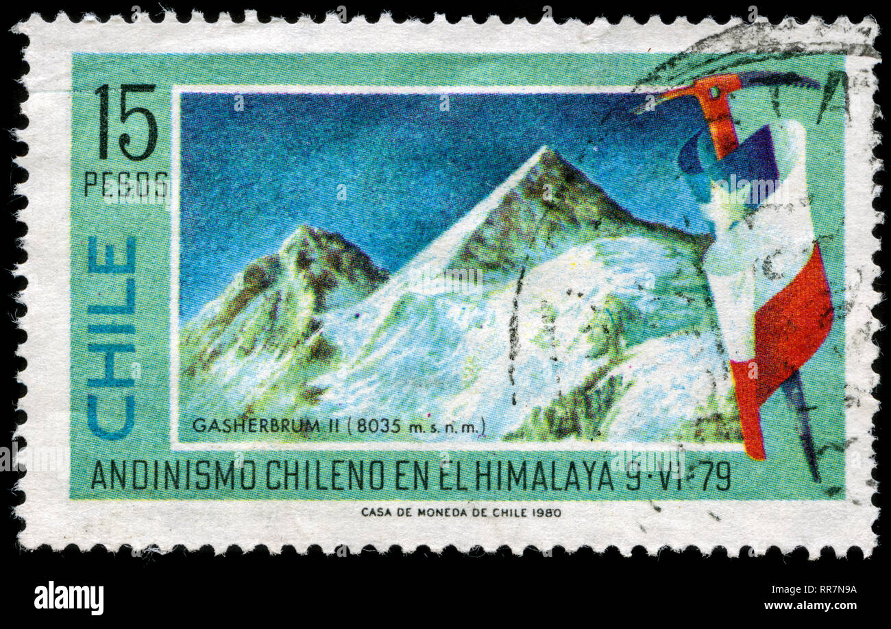 Chilean postage stamp hi-res stock photography and images - Alamy