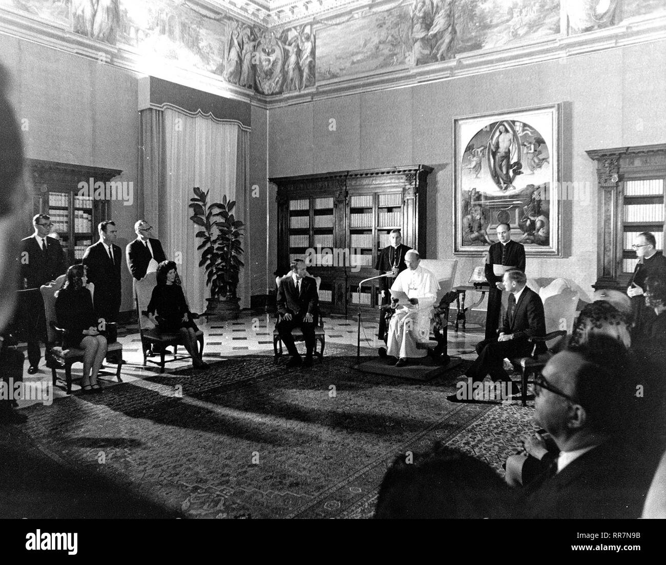 (October 16, 1969) The Apollo 11 astronauts, Neil A. Armstrong, Edwin E ...