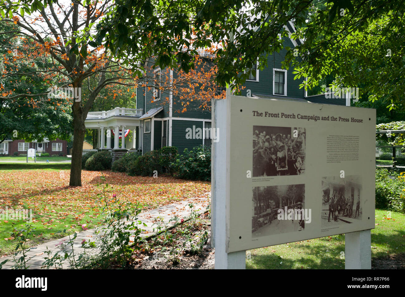 President Warren G. Harding Home, Marion, Ohio Stock Photo - Alamy