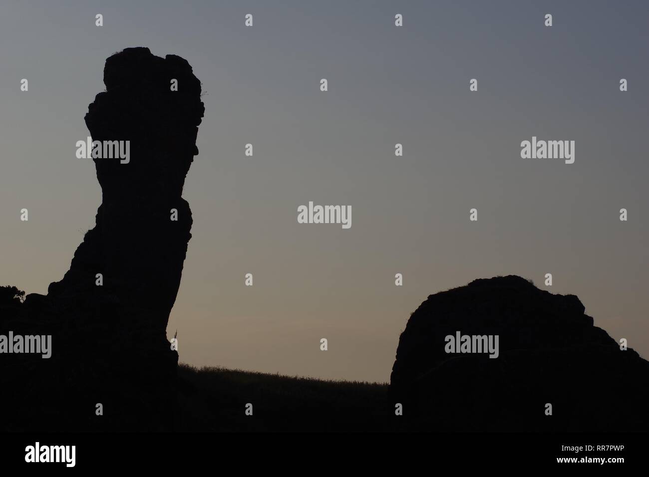 Volcanic Neck Formation