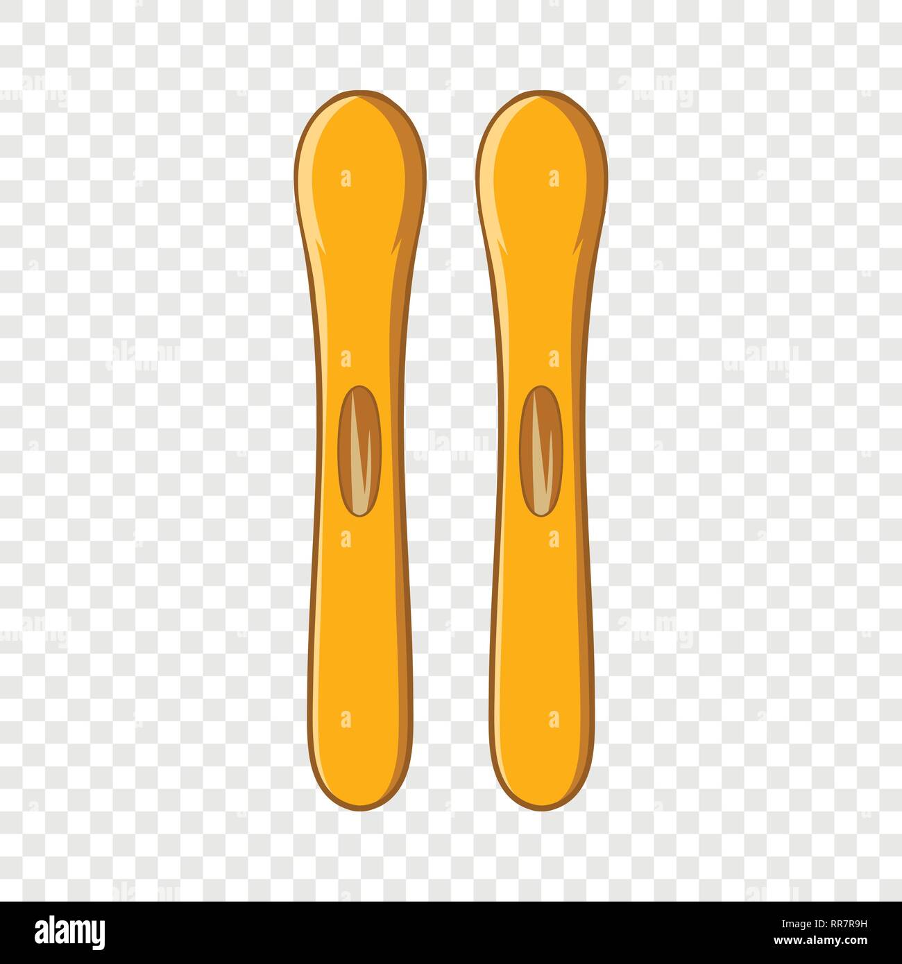 Ski icon, cartoon style Stock Vector Image & Art - Alamy