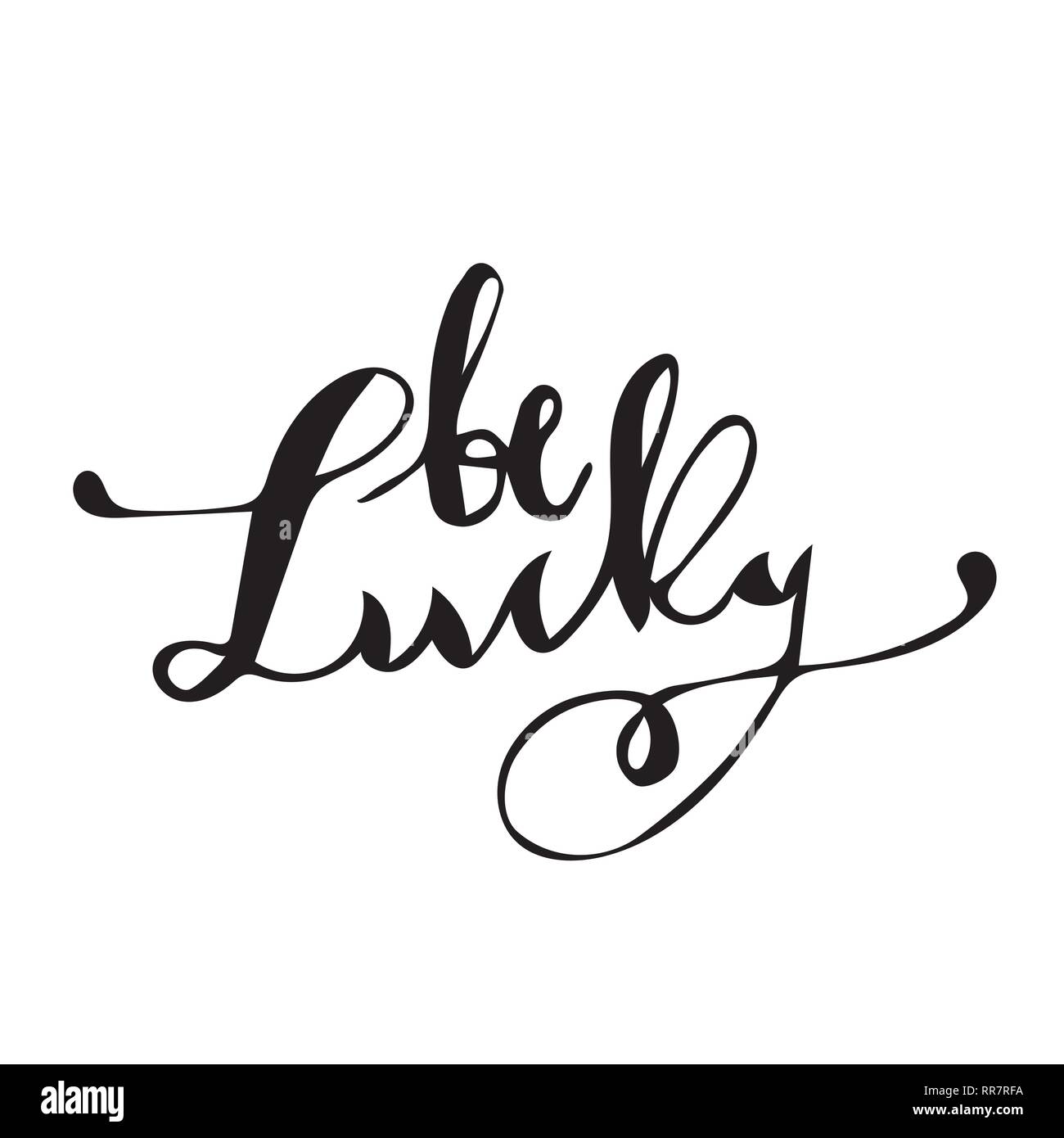 St Patrick S Day Handwritten Quotation Poster Vector Stock Vector Image