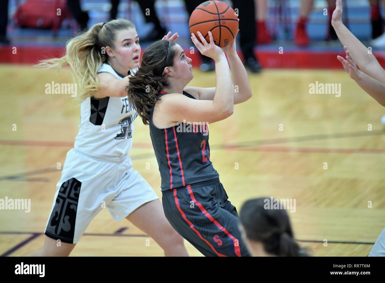 Ladies high jump hi-res stock photography and images - Alamy