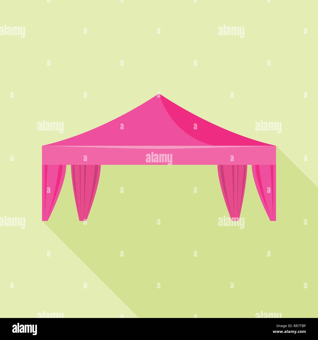 Pink canopy icon, flat style Stock Vector Image & Art - Alamy