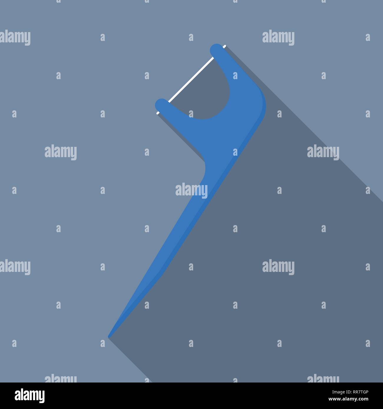 Line drawing dental floss Stock Vector Images - Alamy