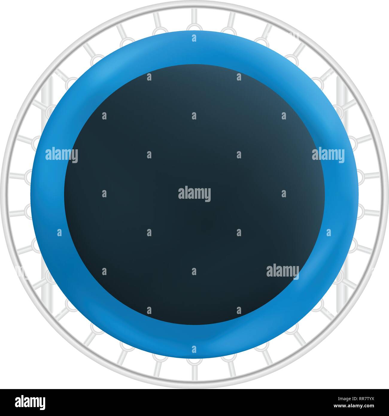 Top view trampoline icon, realistic style Stock Vector Image & Art - Alamy