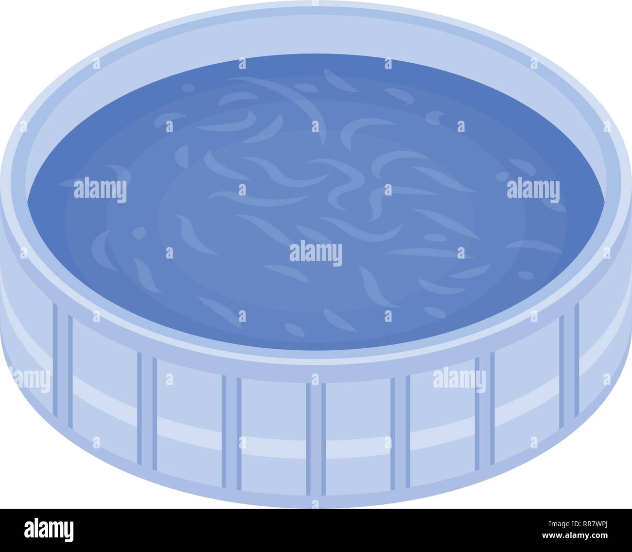 Round swimming pool icon, isometric style Stock Vector Image & Art - Alamy
