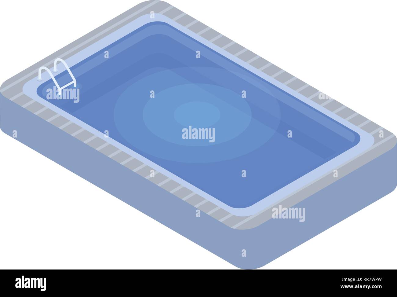 Luxury villa swimming pool Stock Vector Images - Alamy
