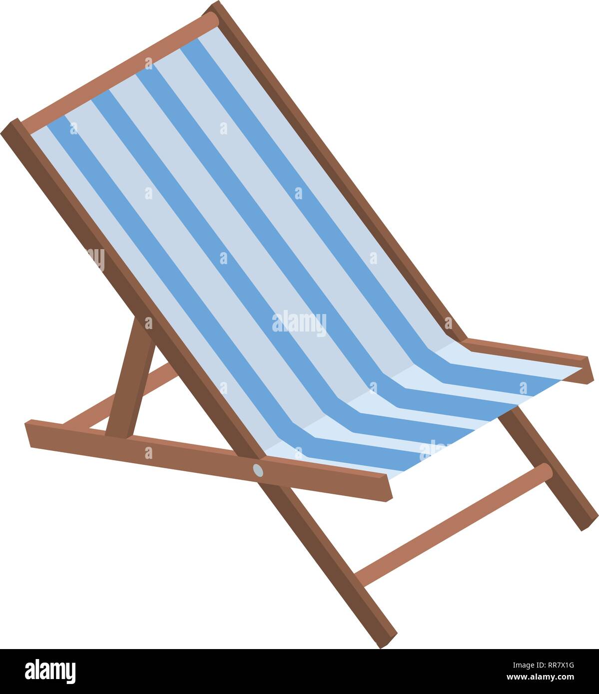 Beach chair icon, isometric style Stock Vector Image & Art - Alamy