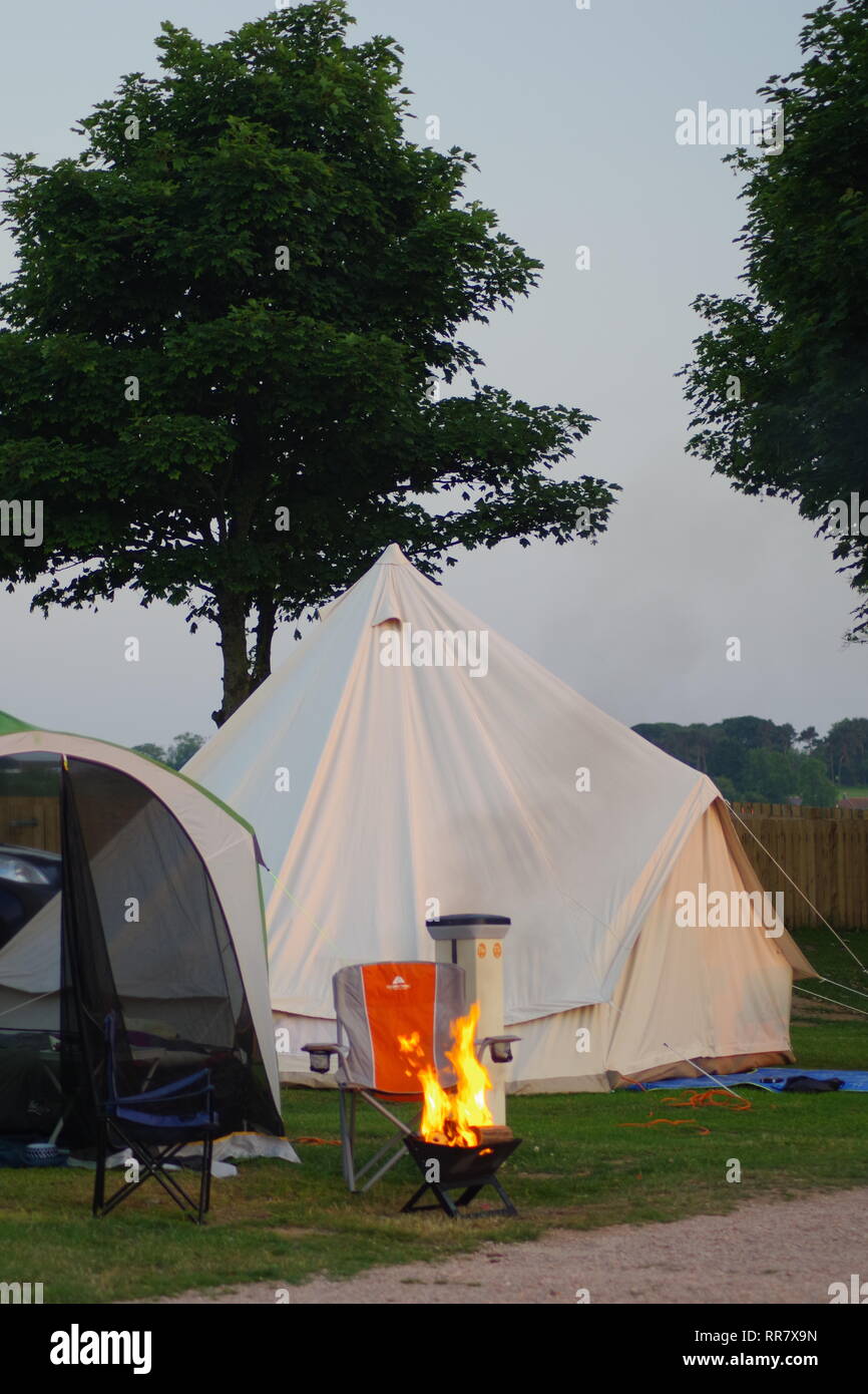 Tent hearth hi-res stock photography and images - Alamy