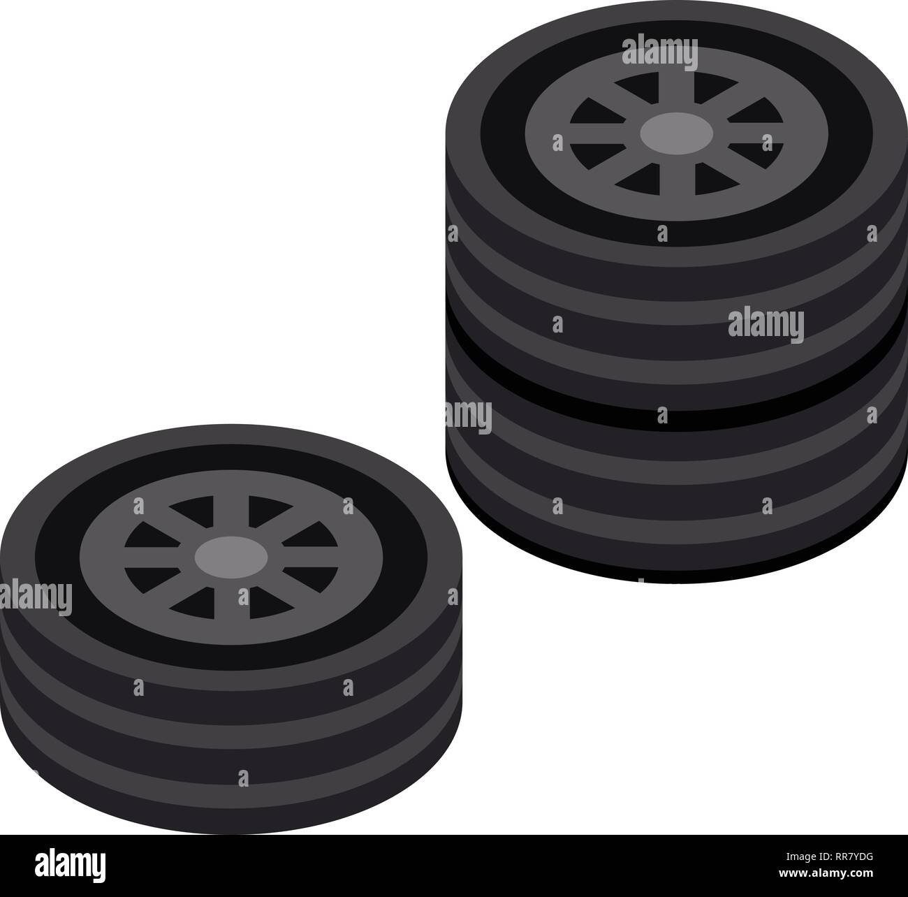 Stack of disk Stock Vector Images - Alamy