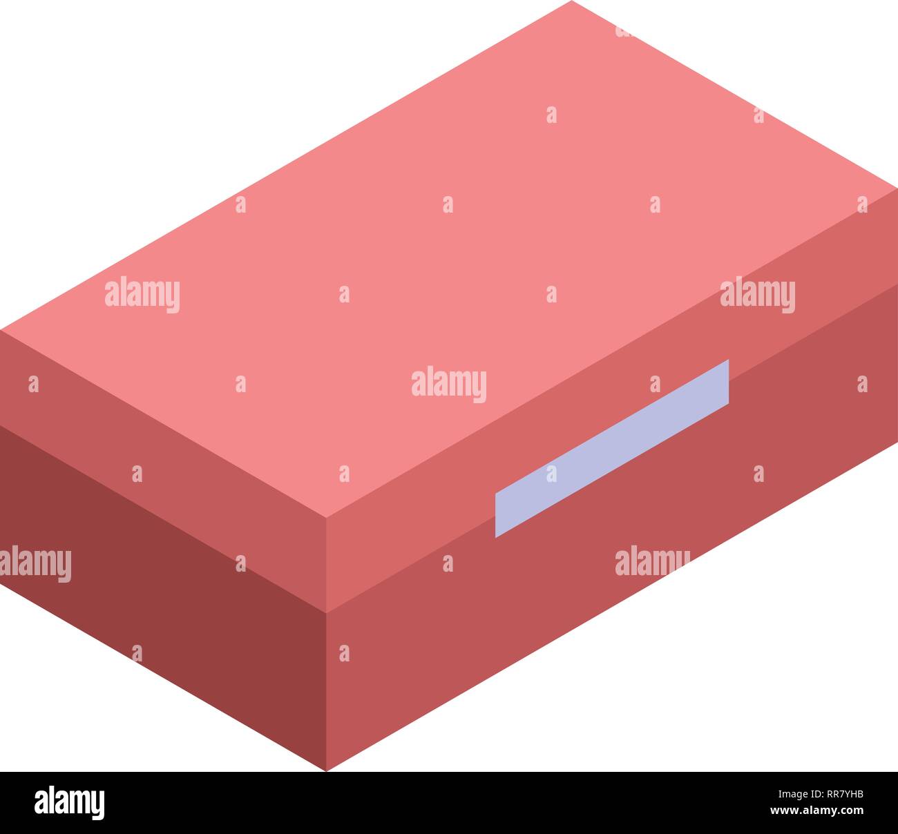 Red tool box icon, isometric style Stock Vector Image & Art - Alamy