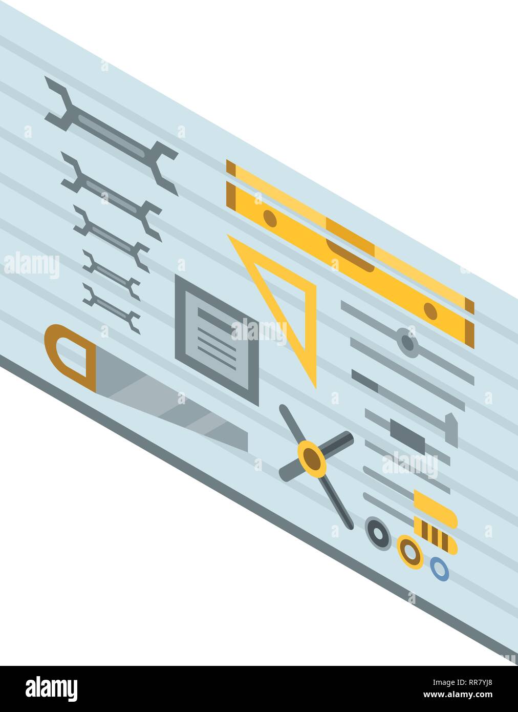 Pegboard display Stock Vector Images - Alamy