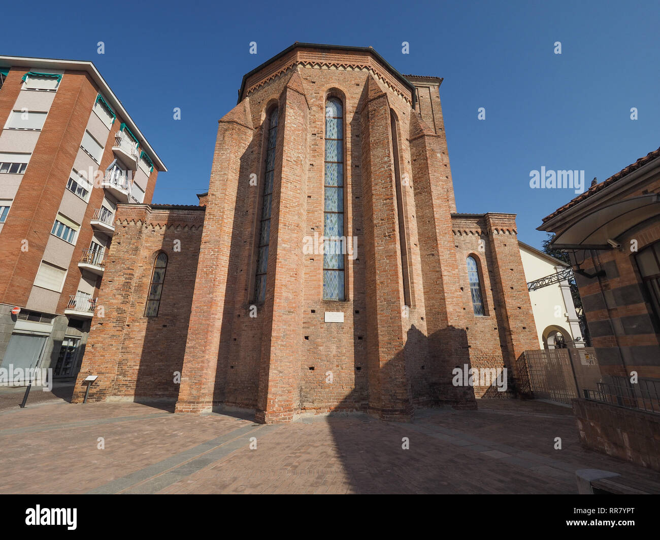 The San Domenico church in Alba, Italy Stock Photo - Alamy