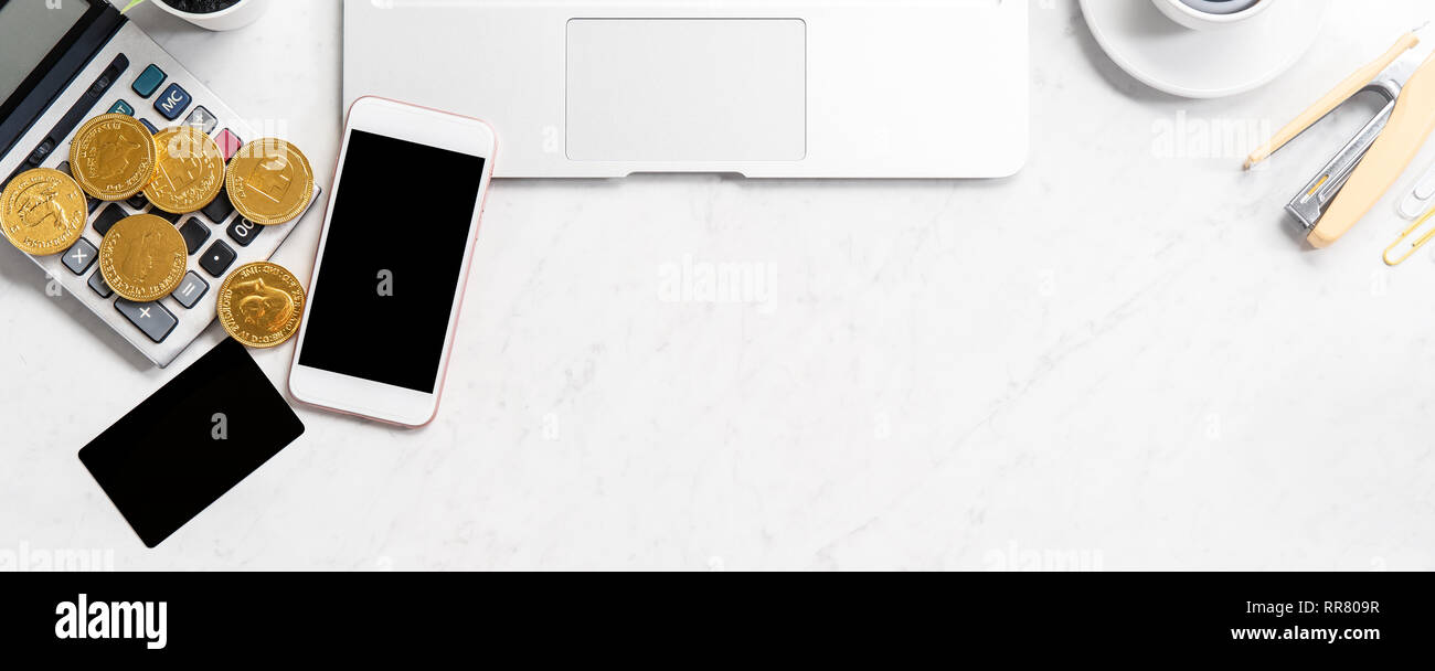 Business, accounting and payment concept financial information isolated ...