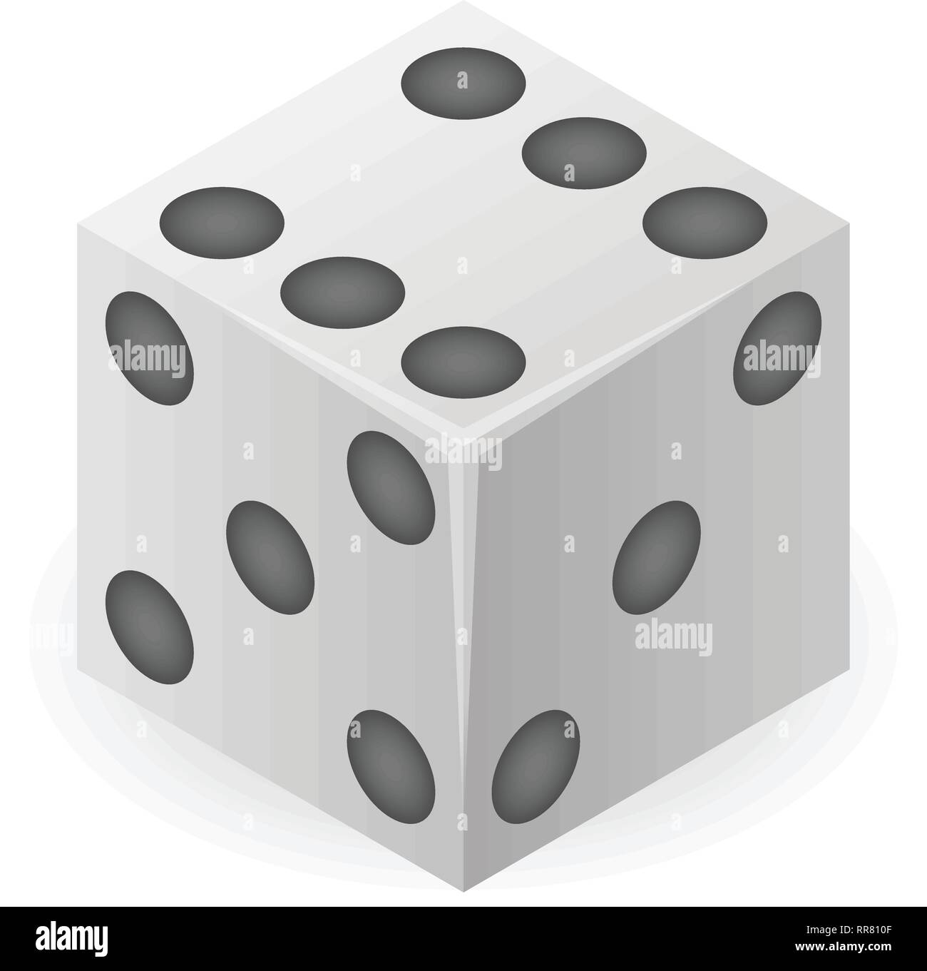 Cube dice icon, isometric style Stock Vector Image & Art - Alamy