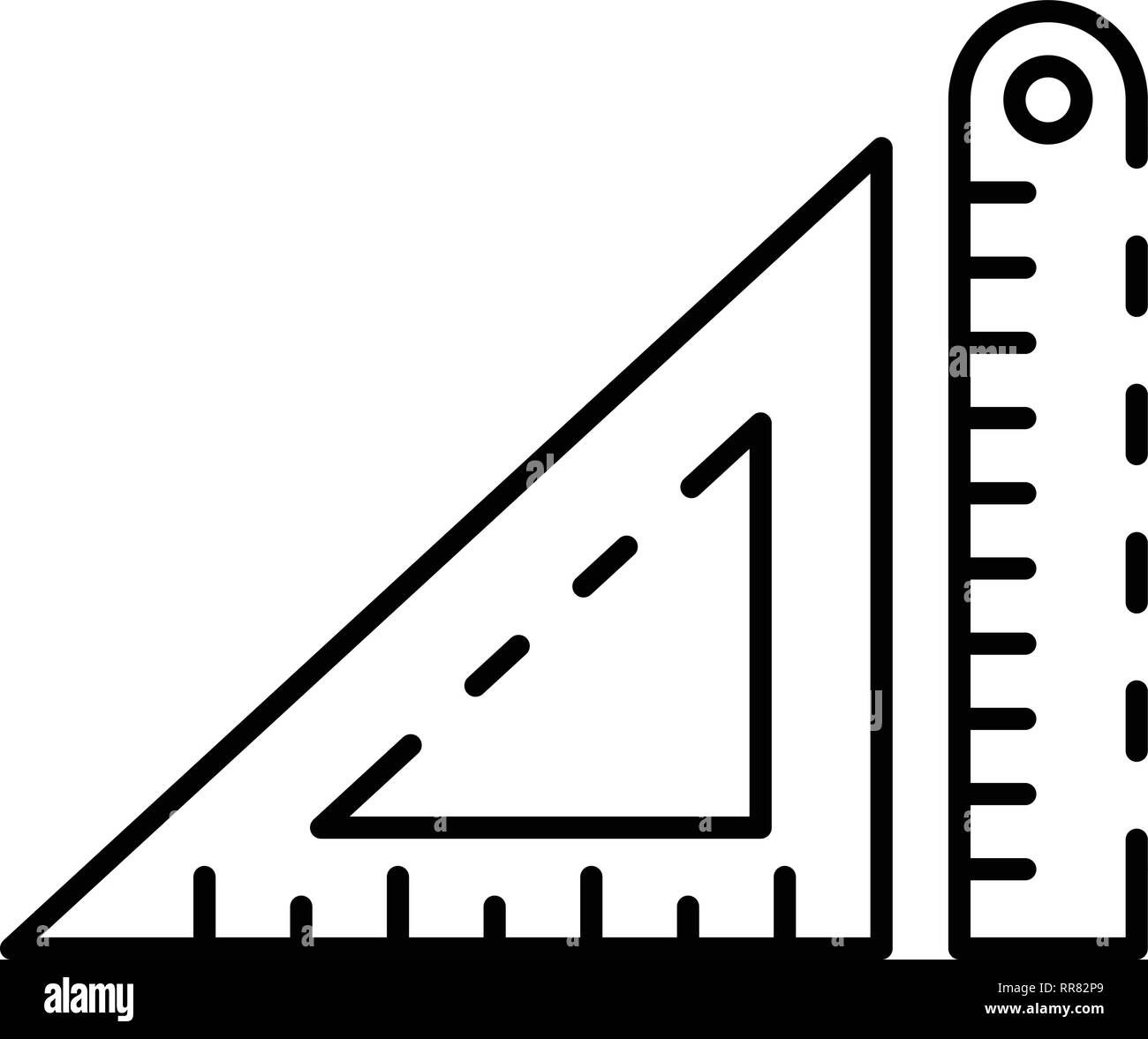 Architectural ruler icon, outline style Stock Vector Image & Art - Alamy