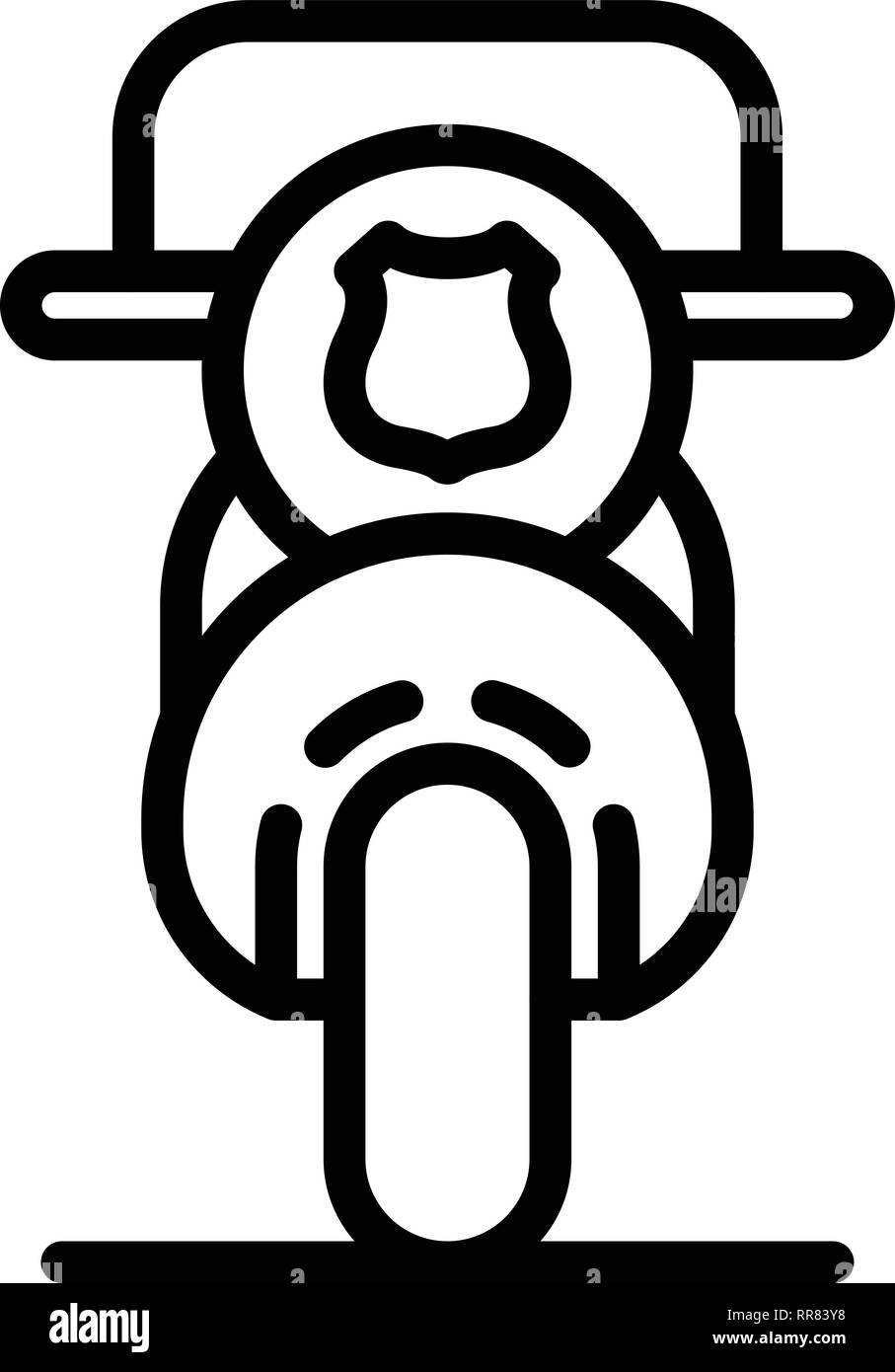 Police bike safety Black and White Stock Photos & Images - Alamy