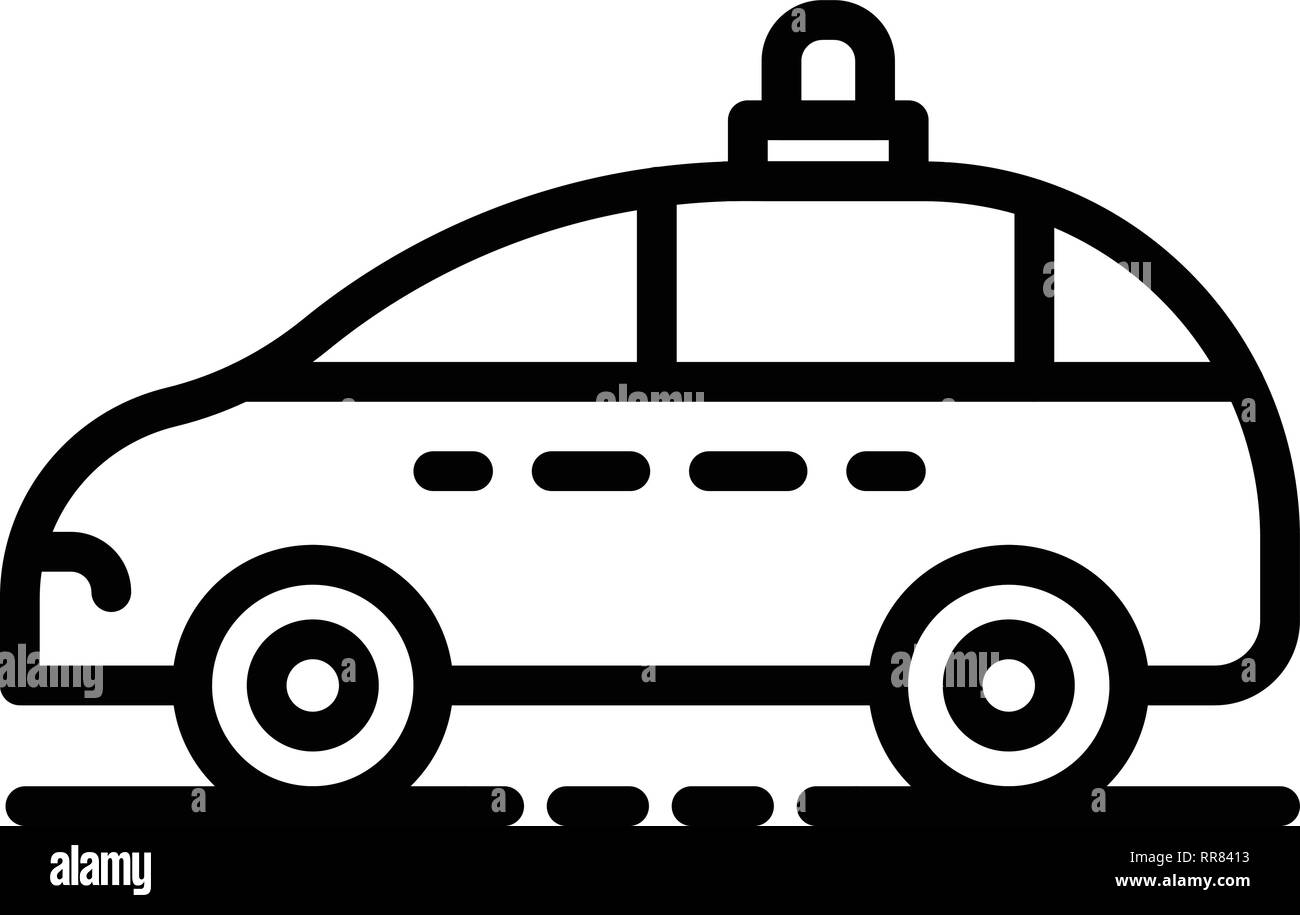 Police Car Clipart Outline