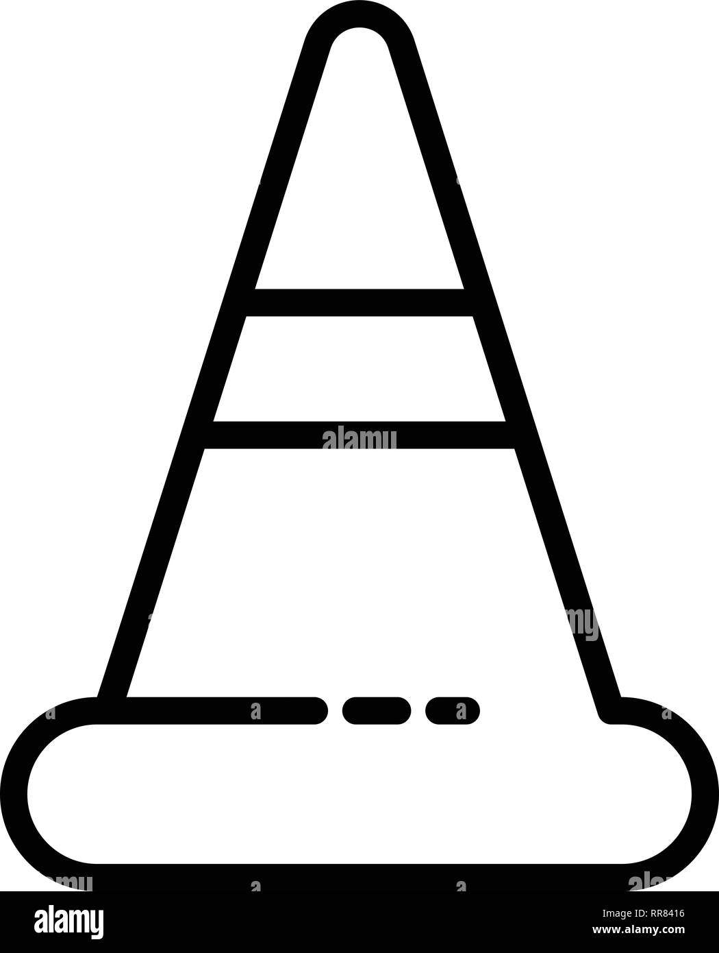 Road cone icon, outline style Stock Vector Image & Art - Alamy