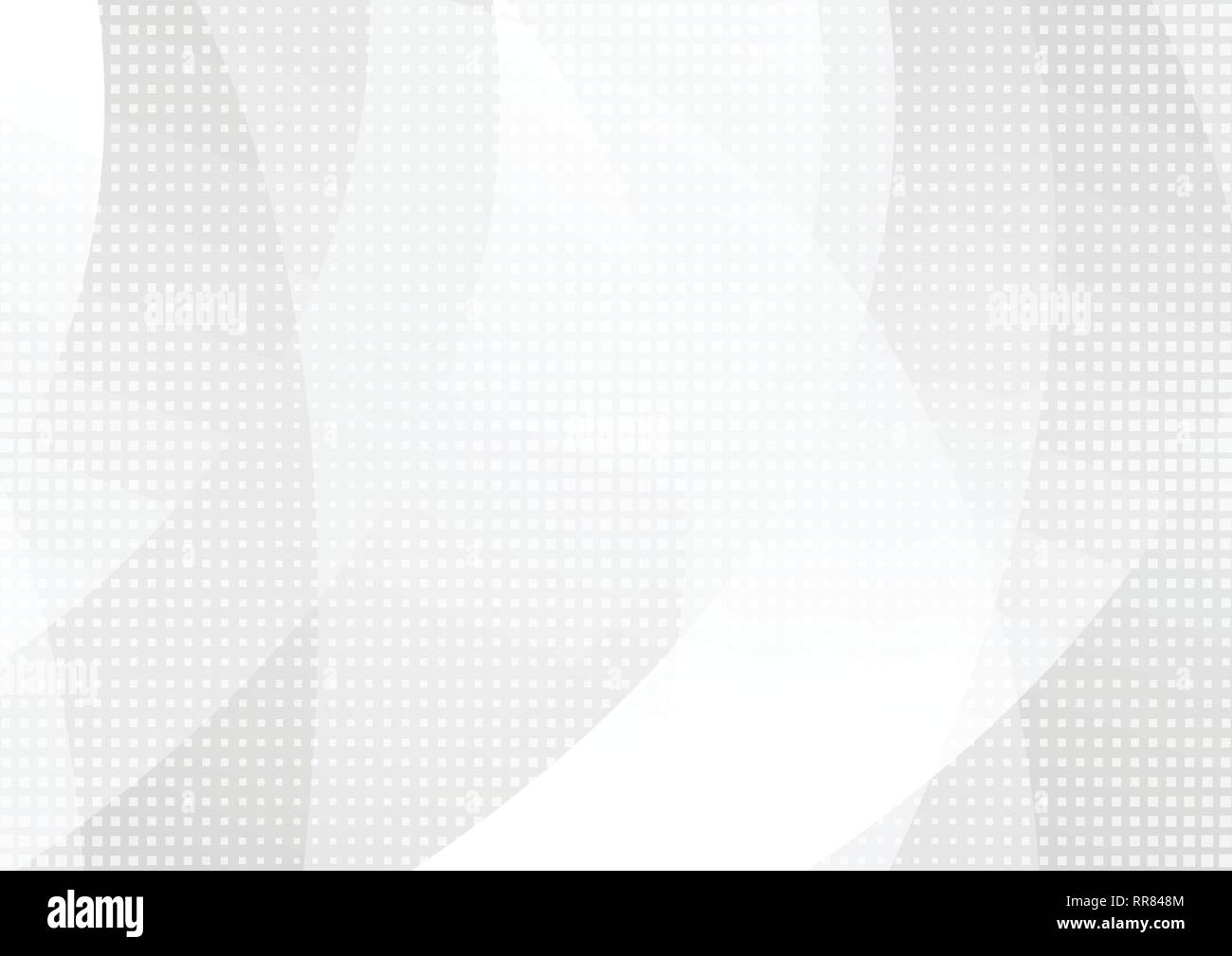 Tech geometric grey wavy pattern design. Vector abstract background ...