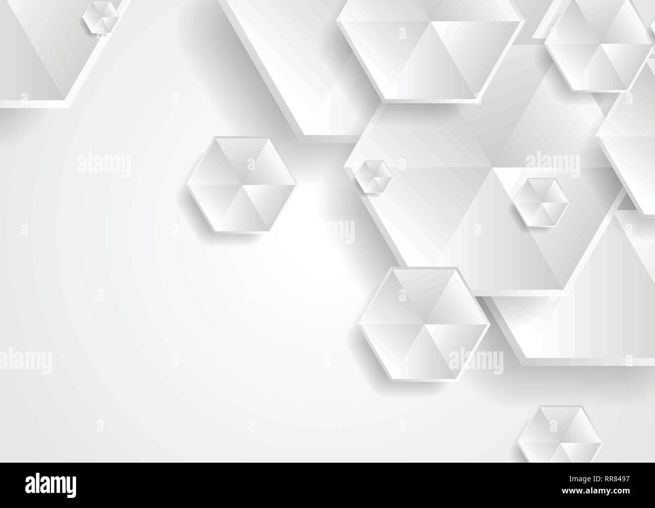 Hexagons abstract pattern Stock Vector Images - Alamy