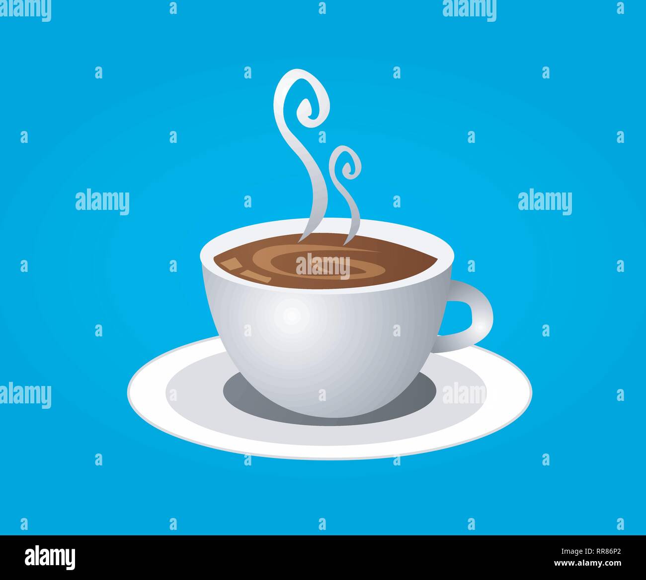 coffee cup and smoke Stock Vector Image & Art - Alamy