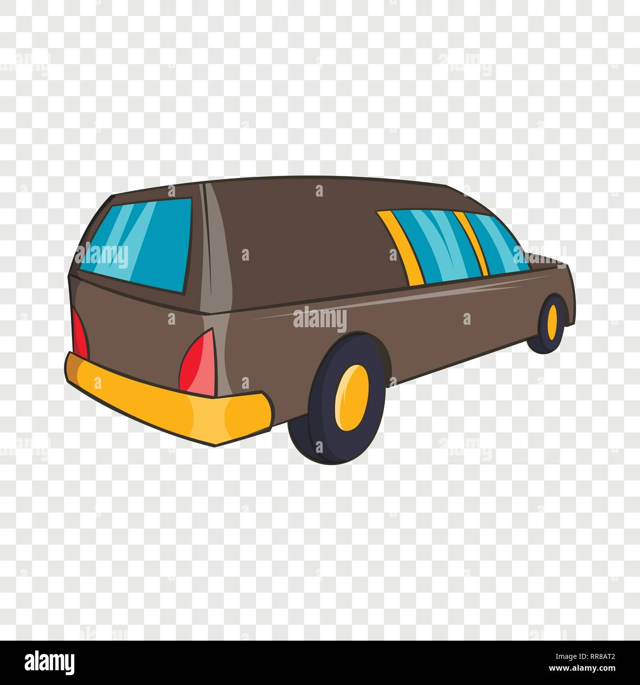 Cartoon hearse car Stock Vector Images - Alamy