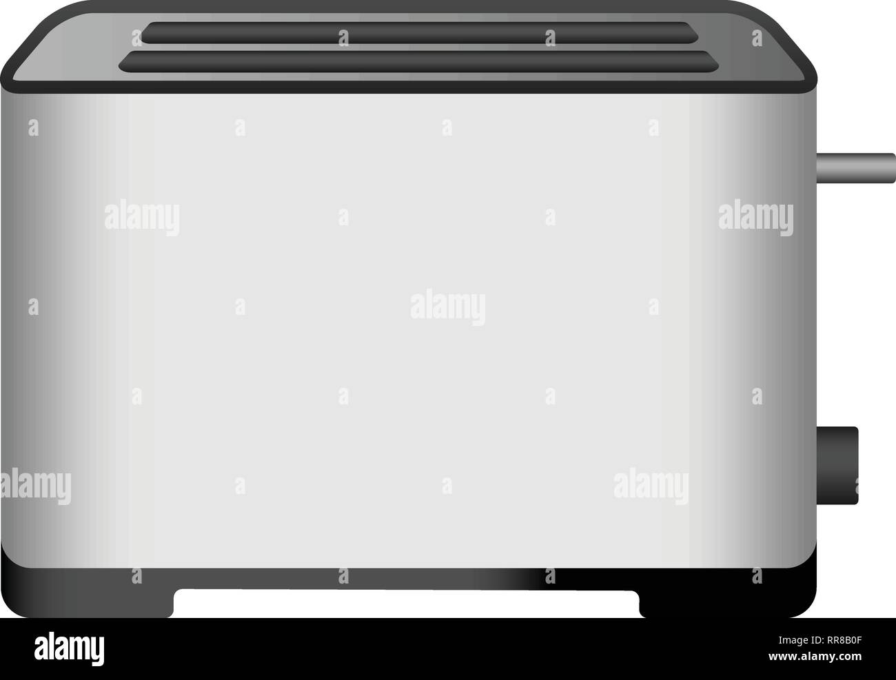 Modern toaster icon. Realistic illustration of modern toaster vector ...