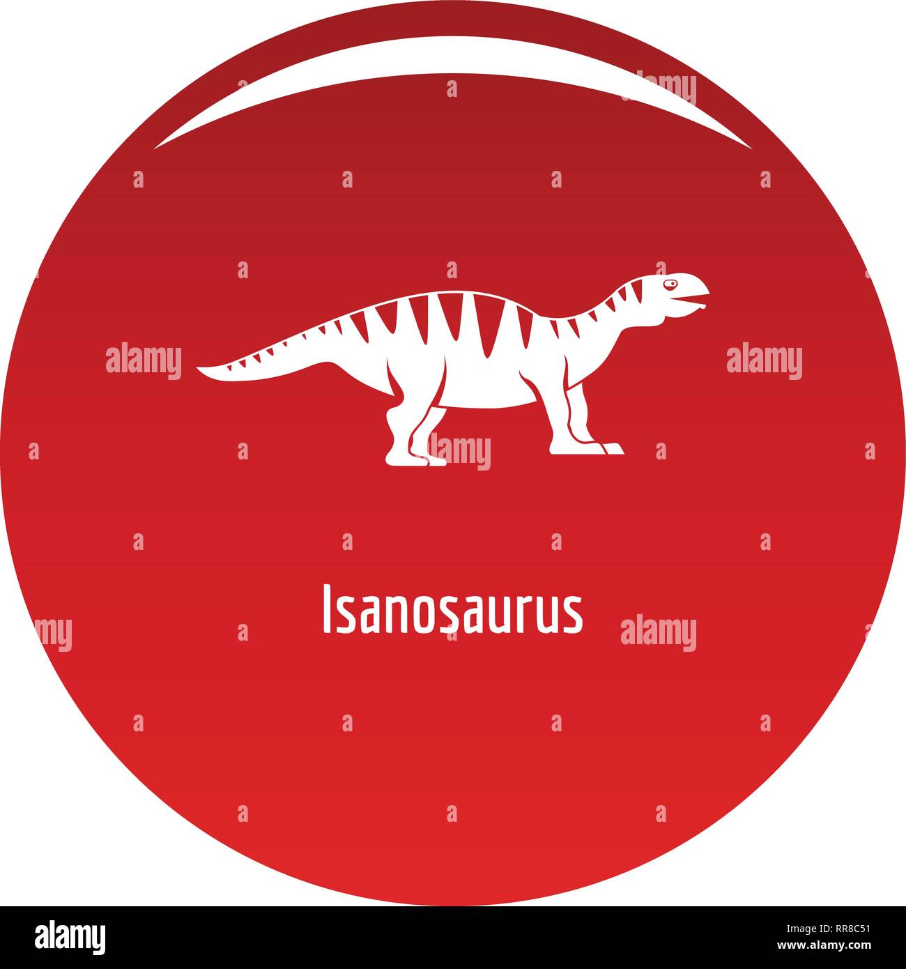 Isanosaurus icon. Simple illustration of isanosaurus vector icon for ...