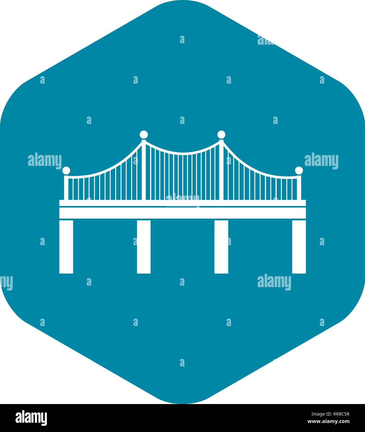 Bridge icon, simple style Stock Vector Image & Art - Alamy