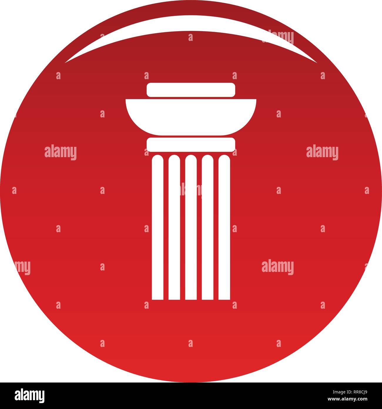 Continuous column icon. Simple illustration of continuous column vector ...