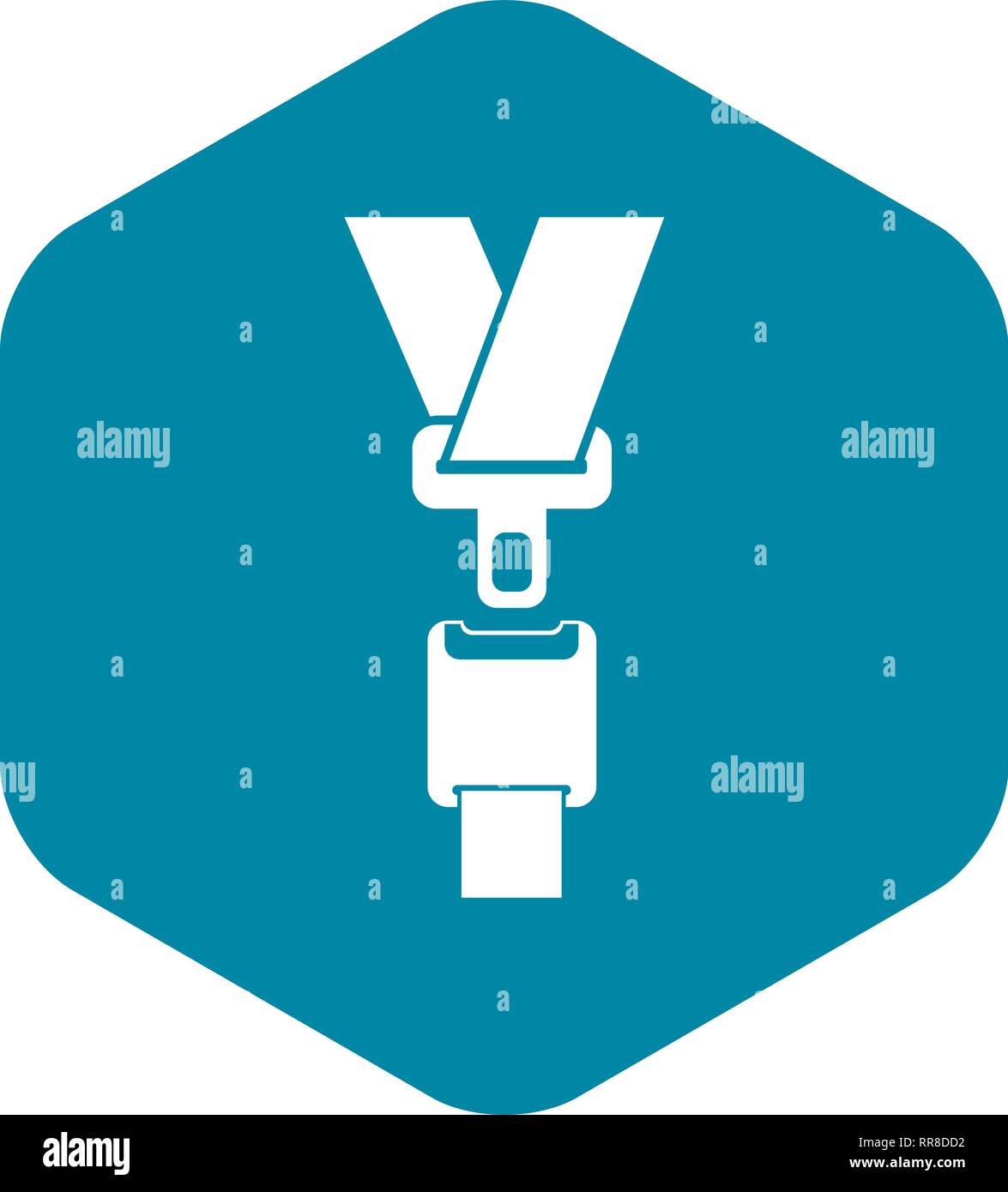 Safety belt icon, simple style Stock Vector Image & Art - Alamy