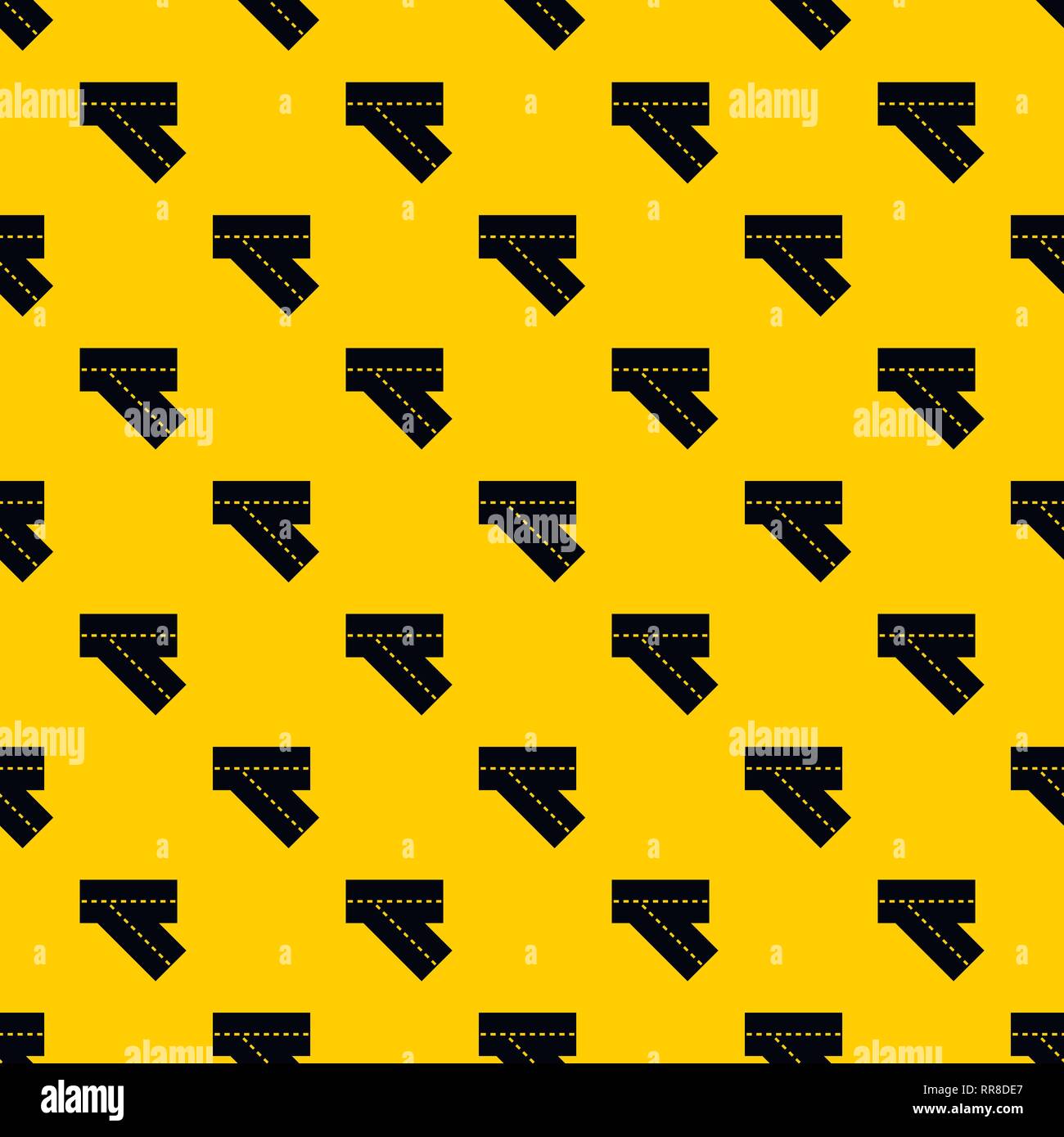 Turn road pattern vector Stock Vector Image & Art - Alamy