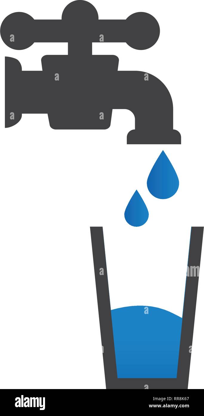 Potable water Stock Vector Images - Alamy